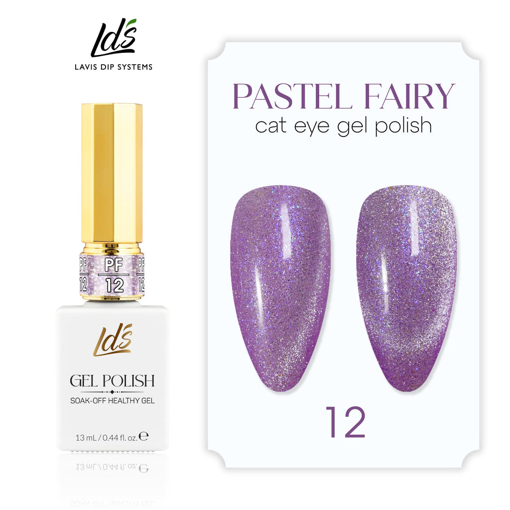 LDS PF12 - Pastel Fairy Cat Eye Gel Collection – ND Nails Supply