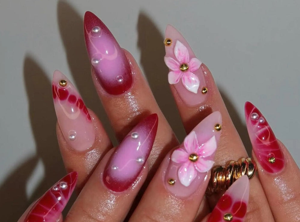 This Summer’s Most Wanted 3D Flower Nail Art Tutorial – ND Nails Supply