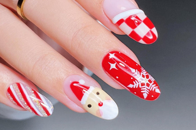 Santa Nails to Spark Your Holiday Nail Art Energy – ND Nails Supply