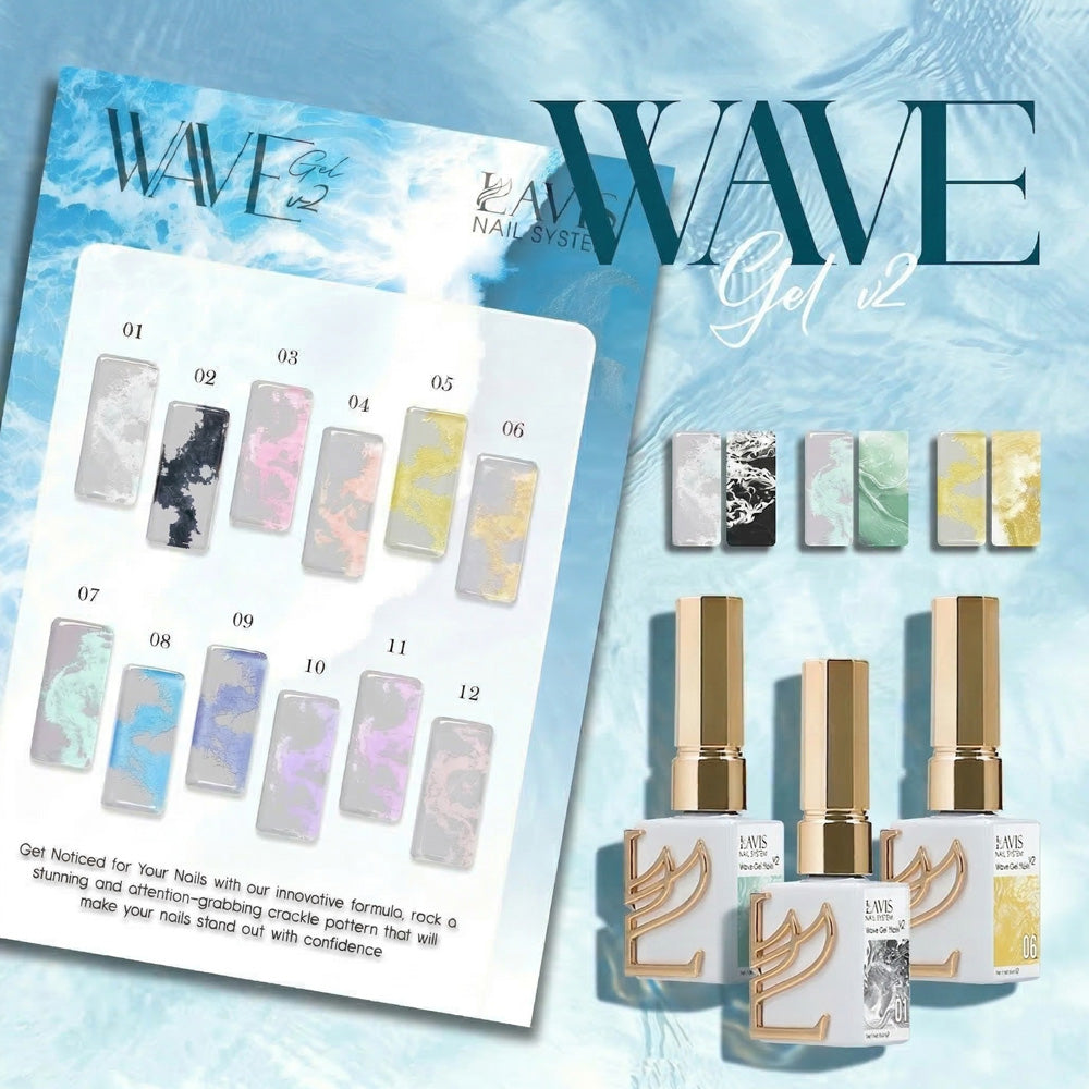 LAVIS Wave Gel Ver 2 Collection – ND Nails Supply