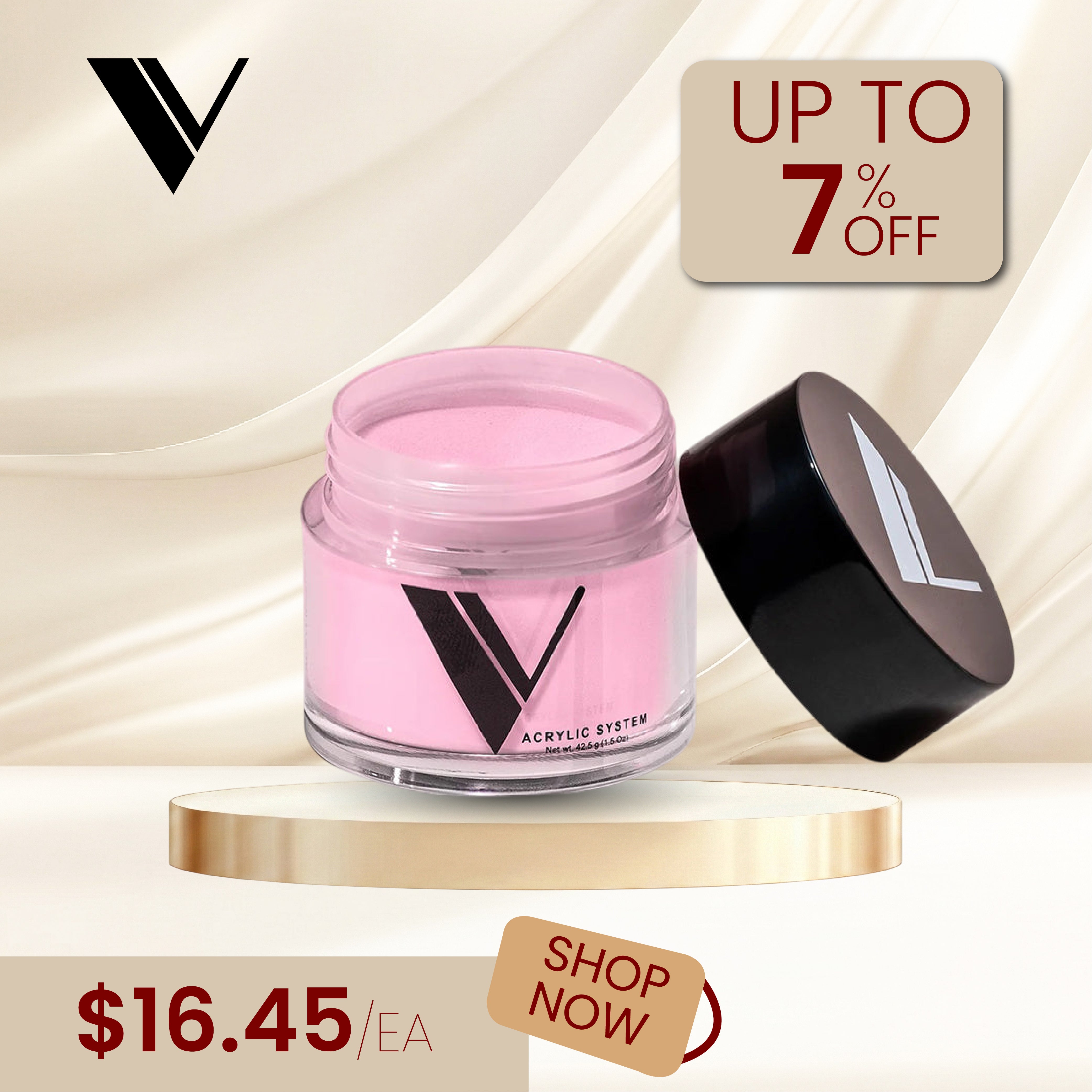 V Beauty Pure Acrylic Powder | Wholesale Nail Supply – ND Nails Supply