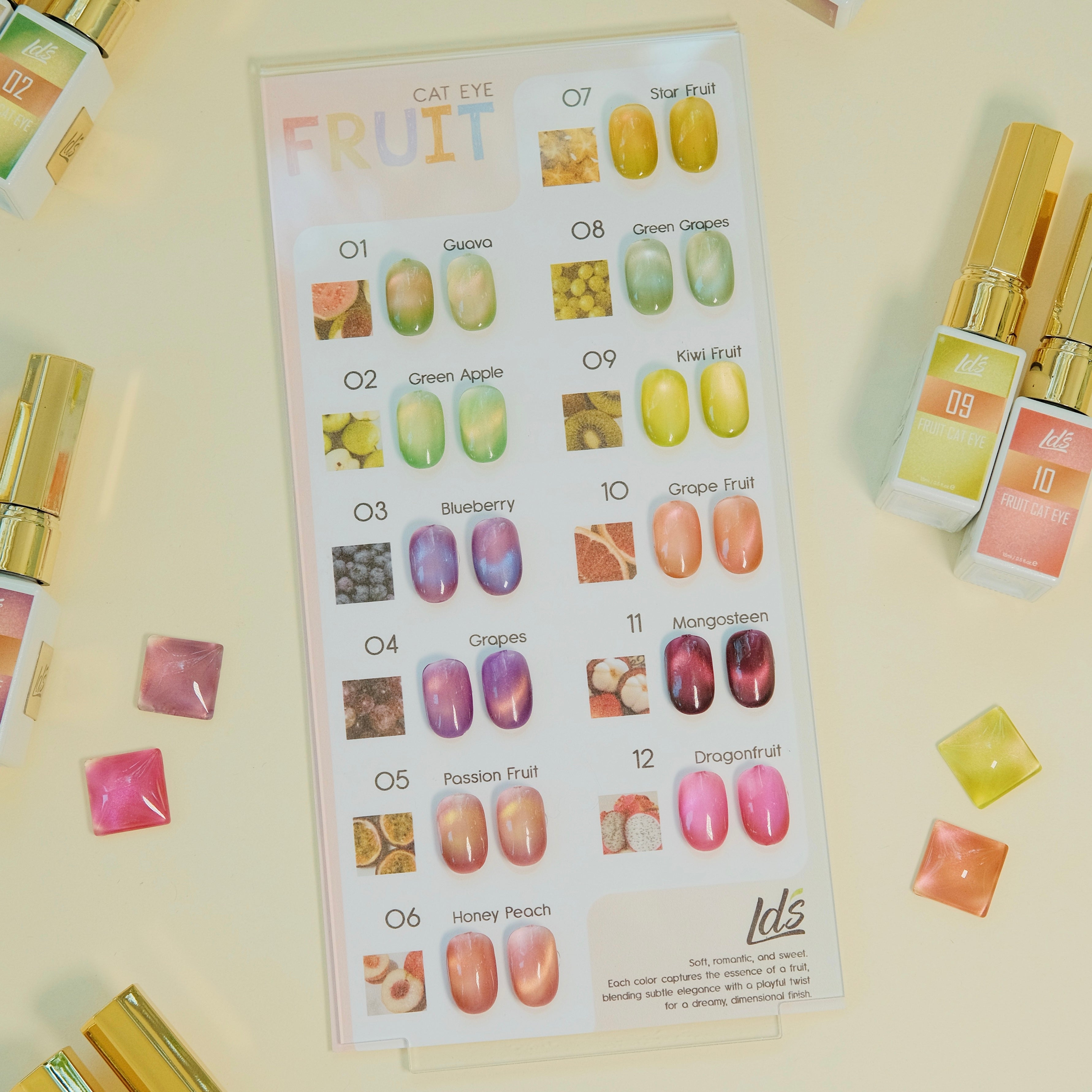 LDS Fruit Cat Eye Collection - ND Nails Supply