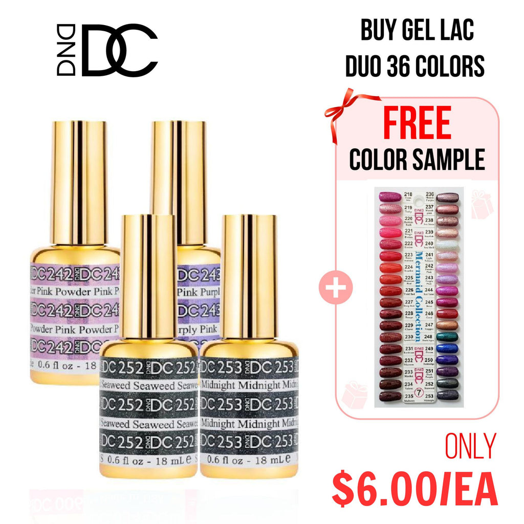 DND DC Mermaid Collection 36 Color Gel & Lacquer Set – ND Nails Supply