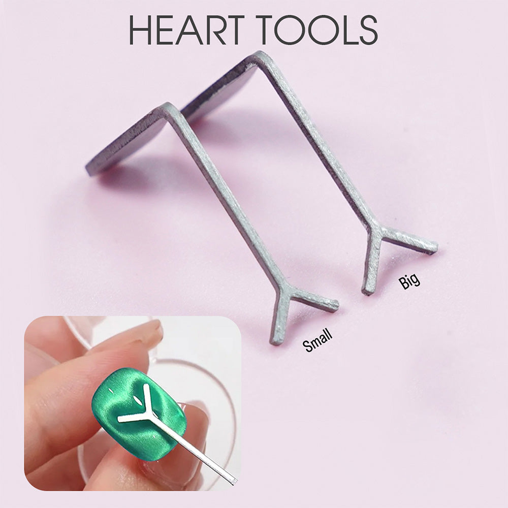 Heart Tools - 1 Big Heart + 1 Small Heart – ND Nails Supply