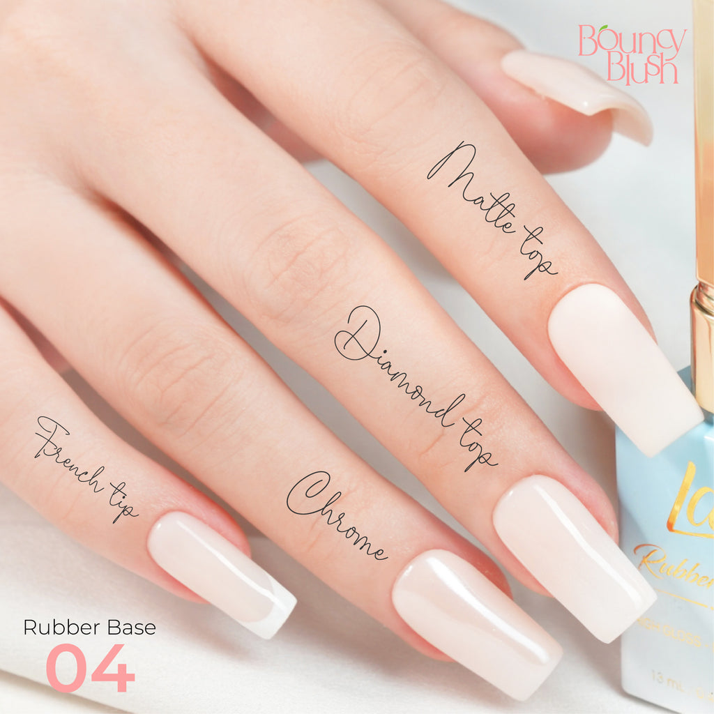 LDS Rubber Base Gel - RB-04 - GEL POLISH 0.5 OZ - Bouncy Blush Collect ...