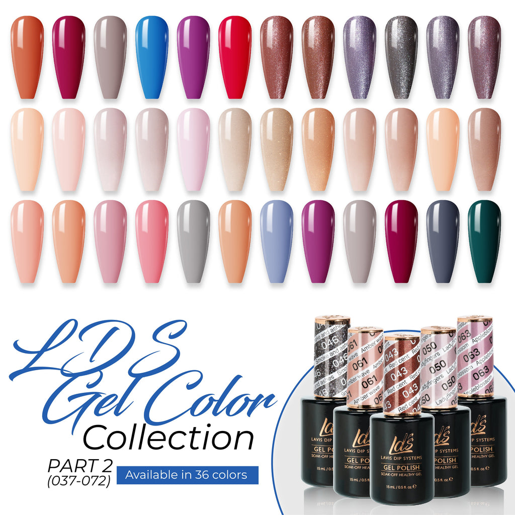 LDS Healthy Gel Polish 037-072 | Bulk Salon Supply USA – ND Nails Supply