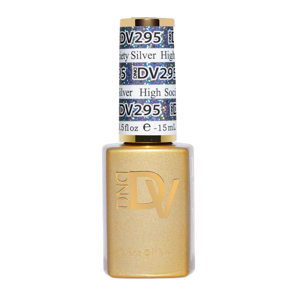 DND DV 295 High Soclety Silver - DND Diva Gel Polish – ND Nails Supply