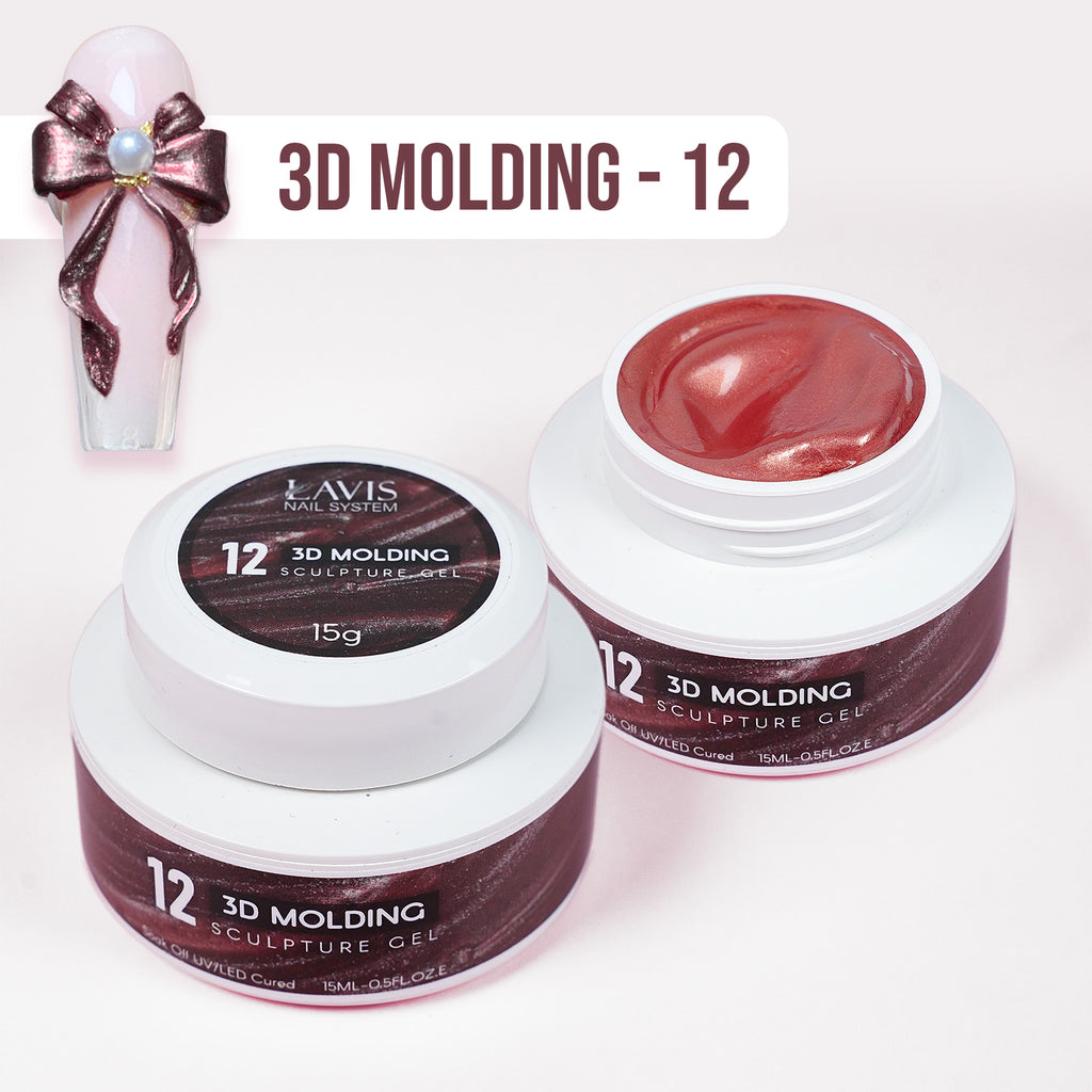 LAVIS 3D Nail Art Molding Gel - Aurora Collection | 15g – ND Nails Supply