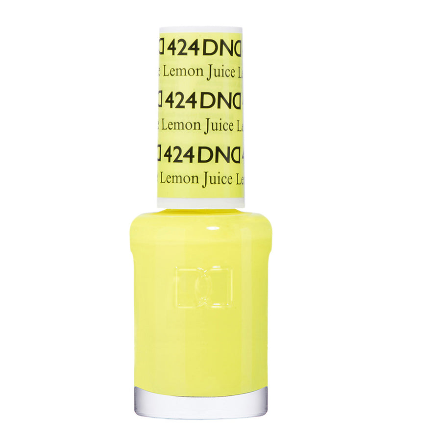 DND Gel Nail Polish - 424 Yellow Colors - Lemon Juice | ND Nails Supply