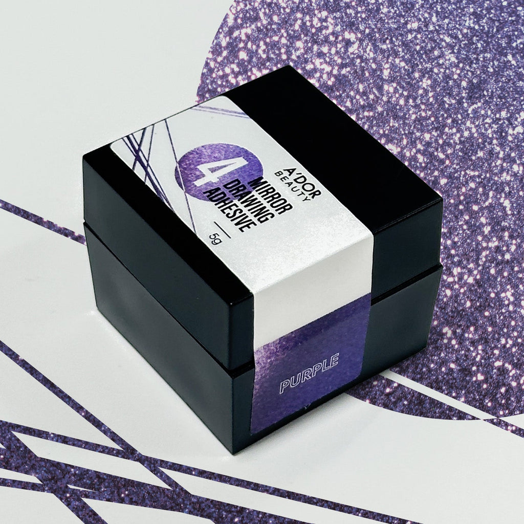 A'DOR Purple Mirror Spider Gel | Salon Nail Art – ND Nails Supply
