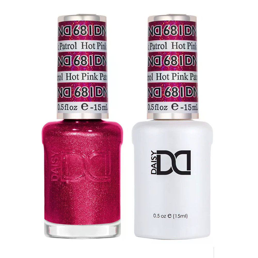 DND 681 Hot Pink Patrol Gel Polish & Lacquer | Nail Supply – ND Nails ...