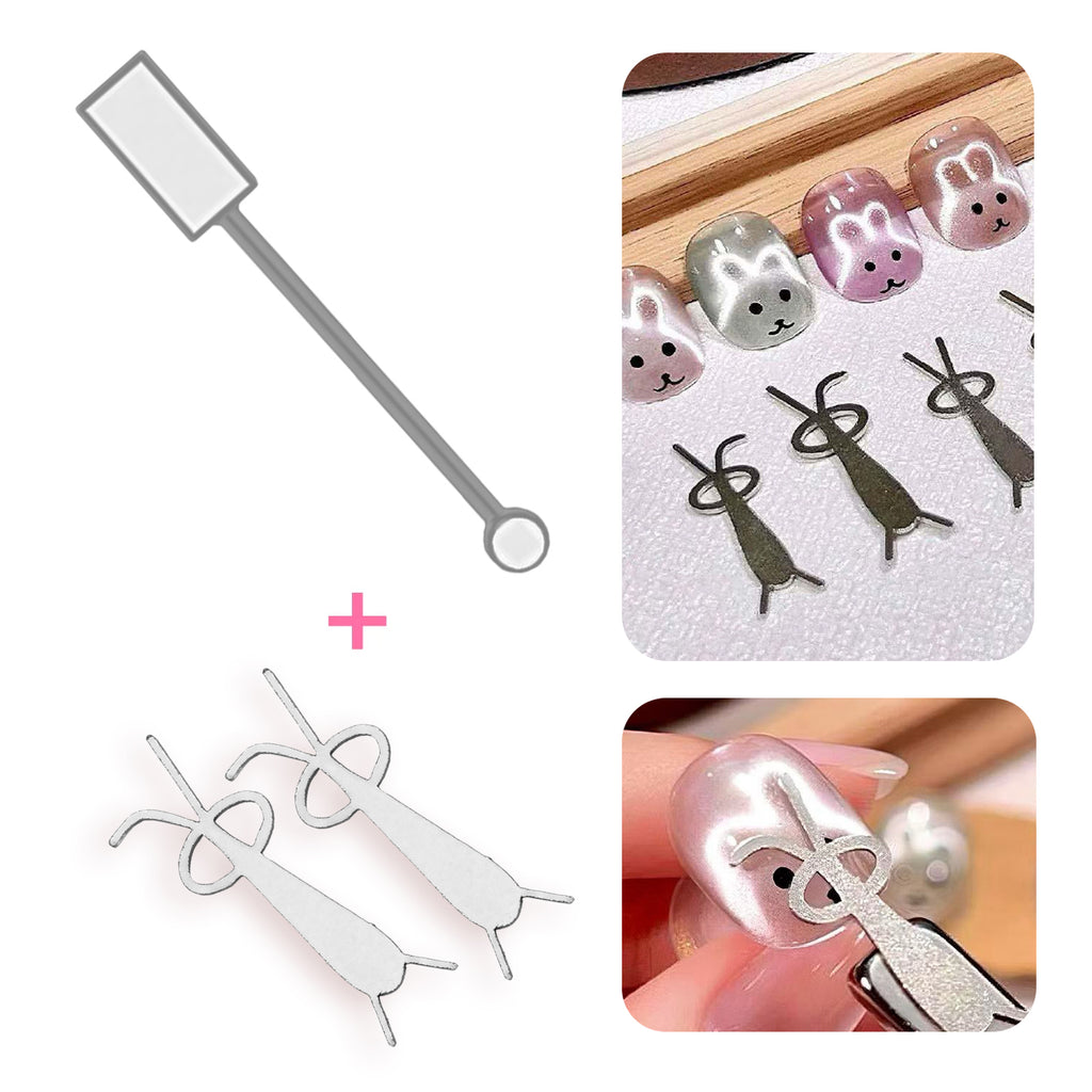 Set of Bunny Tools & Double-headed Magnet – ND Nails Supply