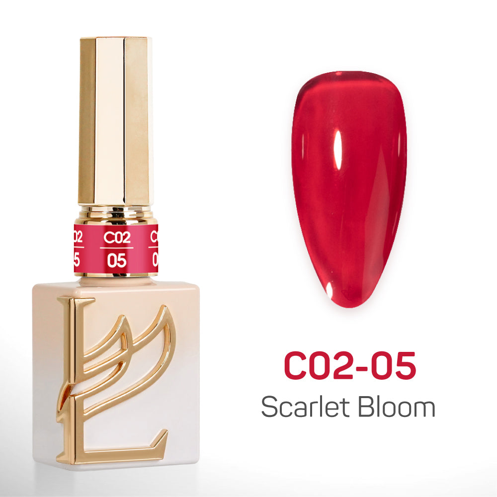 LAVIS C02 (Ver 2) - 05 - Gel Polish 0.5 oz - Scarlet Bloom Collection ...