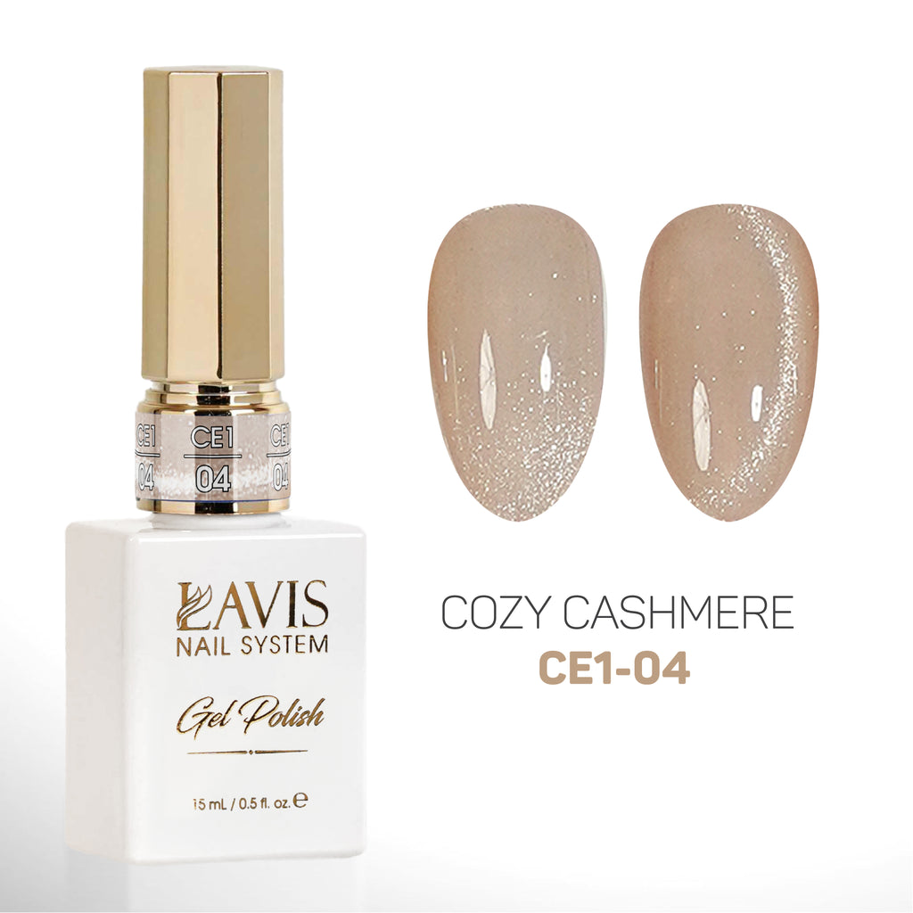 LAVIS 9D Cat Eye Gel Polish CE1-04 - Cozy Cashmere – ND Nails Supply