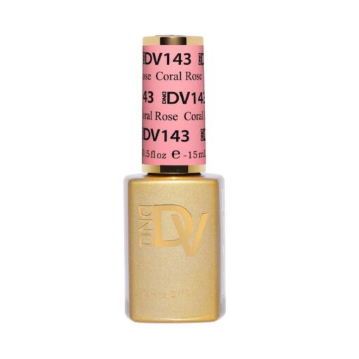 DND DV Gel Nail Polish Duo - 143 Coral Rose | ND Nails Supply
