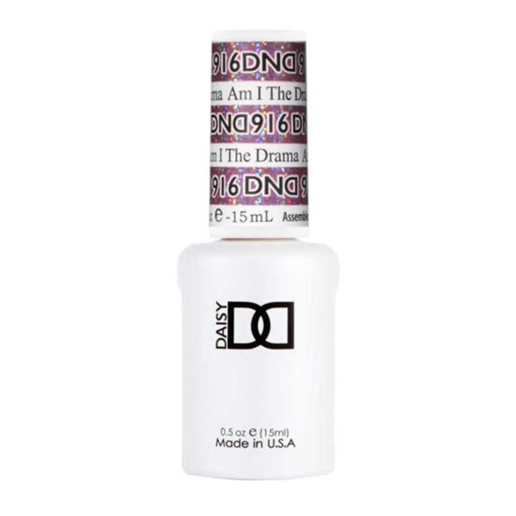 DND Gel Nail Polish - 916 Am I The Drama - DND Super Glitter Collectio ...