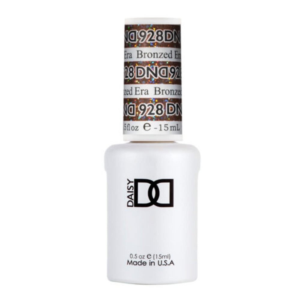 DND Gel Nail Polish - 928 Bronzed Era - DND Super Glitter Collection ...