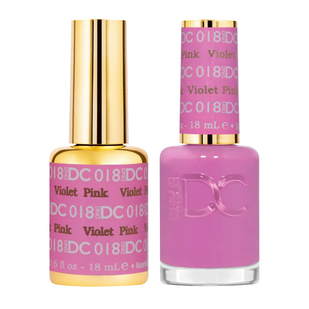 DND DC Gel Nail Polish - 018 Violet Pink – ND Nails Supply