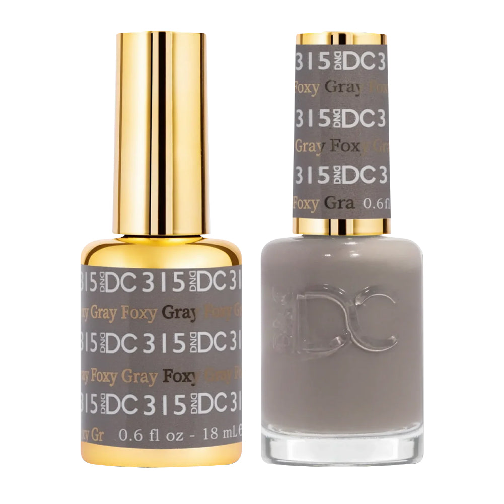 Buy DND DC 315 Foxy Gray Gel & Lacquer | Salon Supply – ND Nails Supply