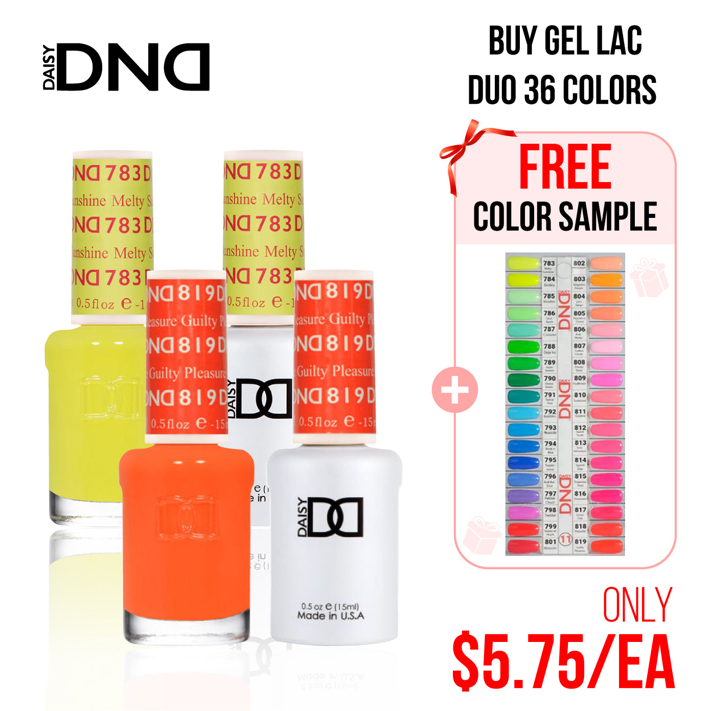 DND Gel Polish Color & Matching Lacquer - DND Nail Sets | ND Nails Supply