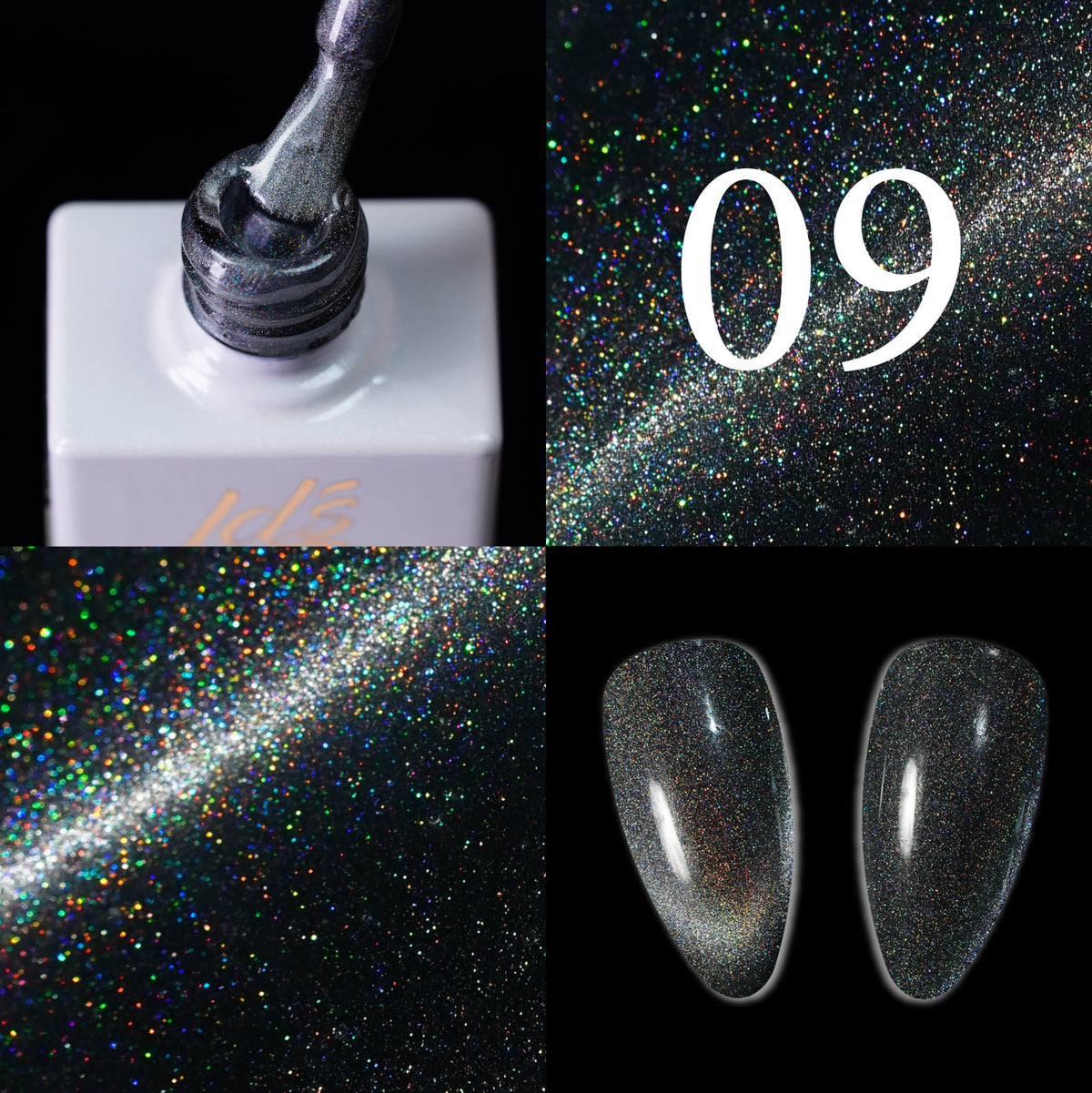 LDS FG09 - Fine Glaze Cat Eye Gel Collection | ND Nails Supply