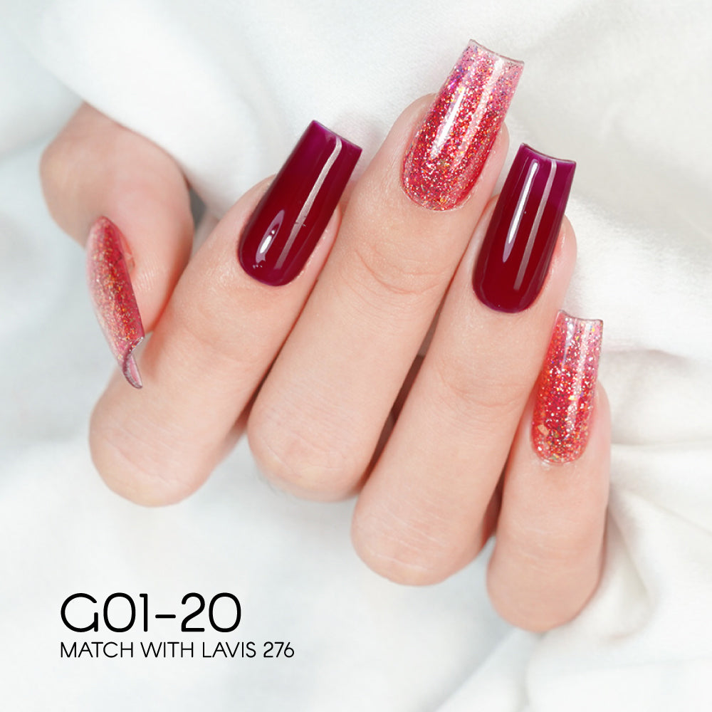 LAVIS Glitter G01 - 20 - Gel Polish 0.5 oz - Galaxy Collection – ND ...