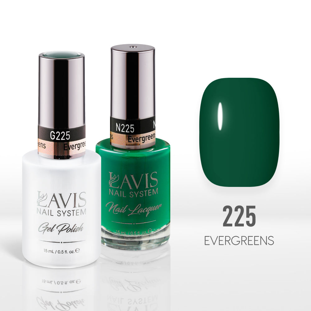 Lavis Gel Nail Polish Duo - 225 Evergreens – ND Nails Supply