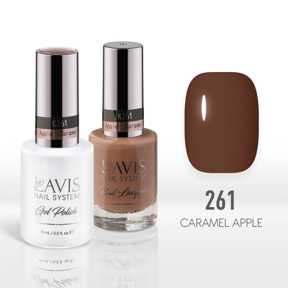 Lavis Gel Nail Polish Duo - 261 Caramel Apple – ND Nails Supply