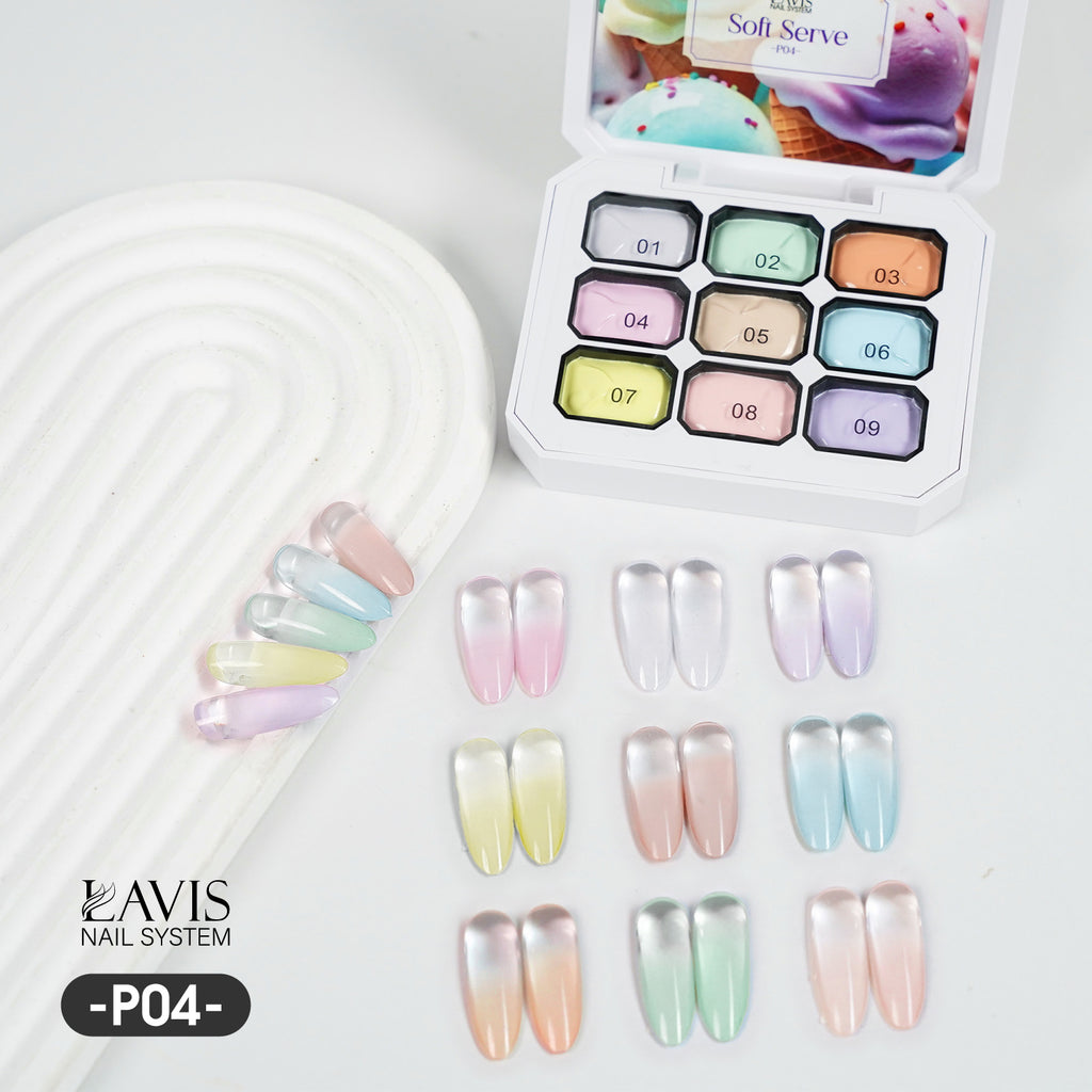 LAVIS Pat Pat Gel Ver 2 P04 - Soft Serve | Nail Art Gel – ND Nails Supply