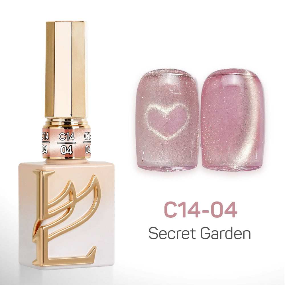 LAVIS C14-04 Cat Eye Gel Polish | Secret Garden – ND Nails Supply