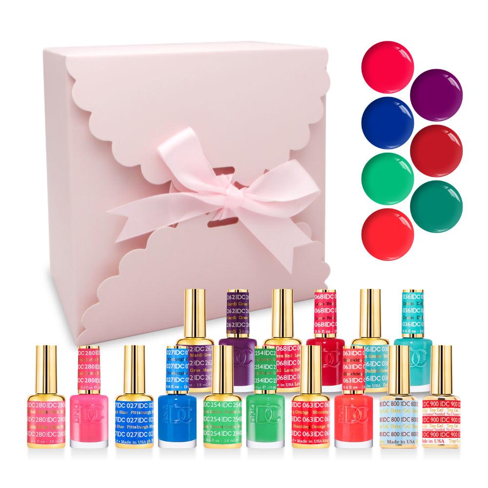 DND DC Holiday Gift Bundle: 7 Gel & Lacquer, 1 Base Top 800-900 - 280 ...