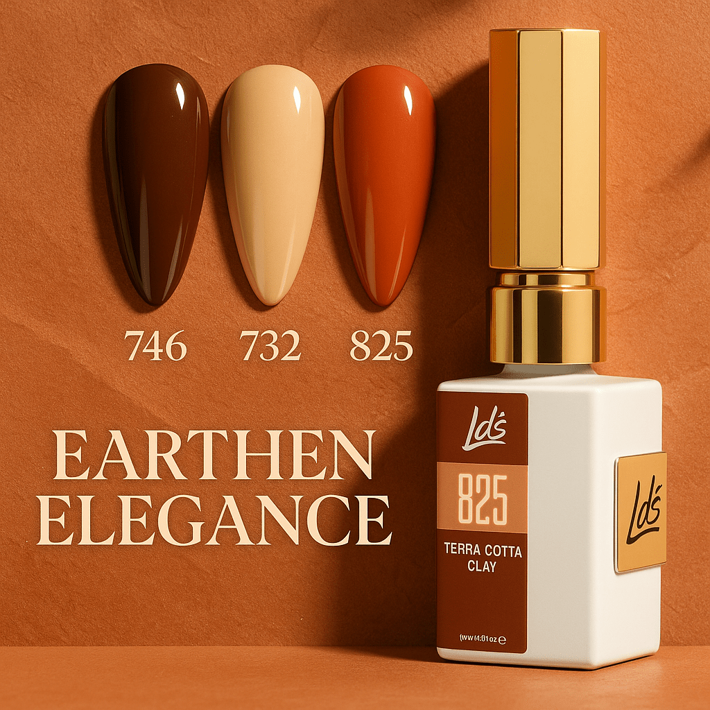LDS Color Craze Gel Set - Coffee Toffee Set - 746, 732, 825 - ND Nail ...