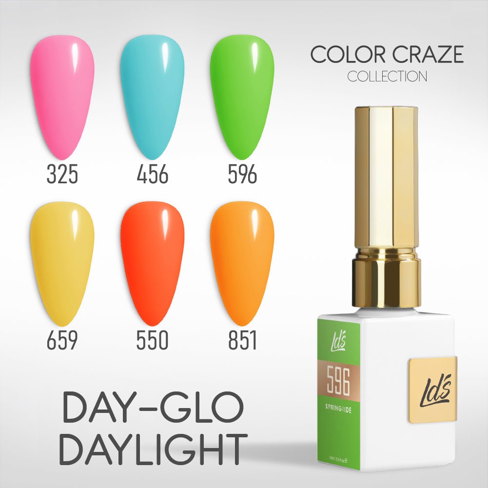 LDS Gel Set 6-13 - Day-Glo Daylight - 325, 456, 596, 659, 550, 851 - ND ...