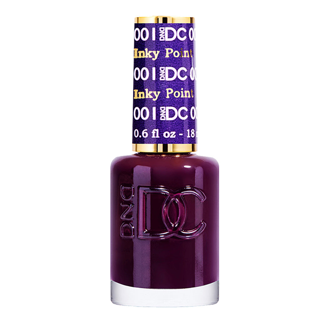 DND DC Nail Lacquer - 001 Inky Point – ND Nails Supply