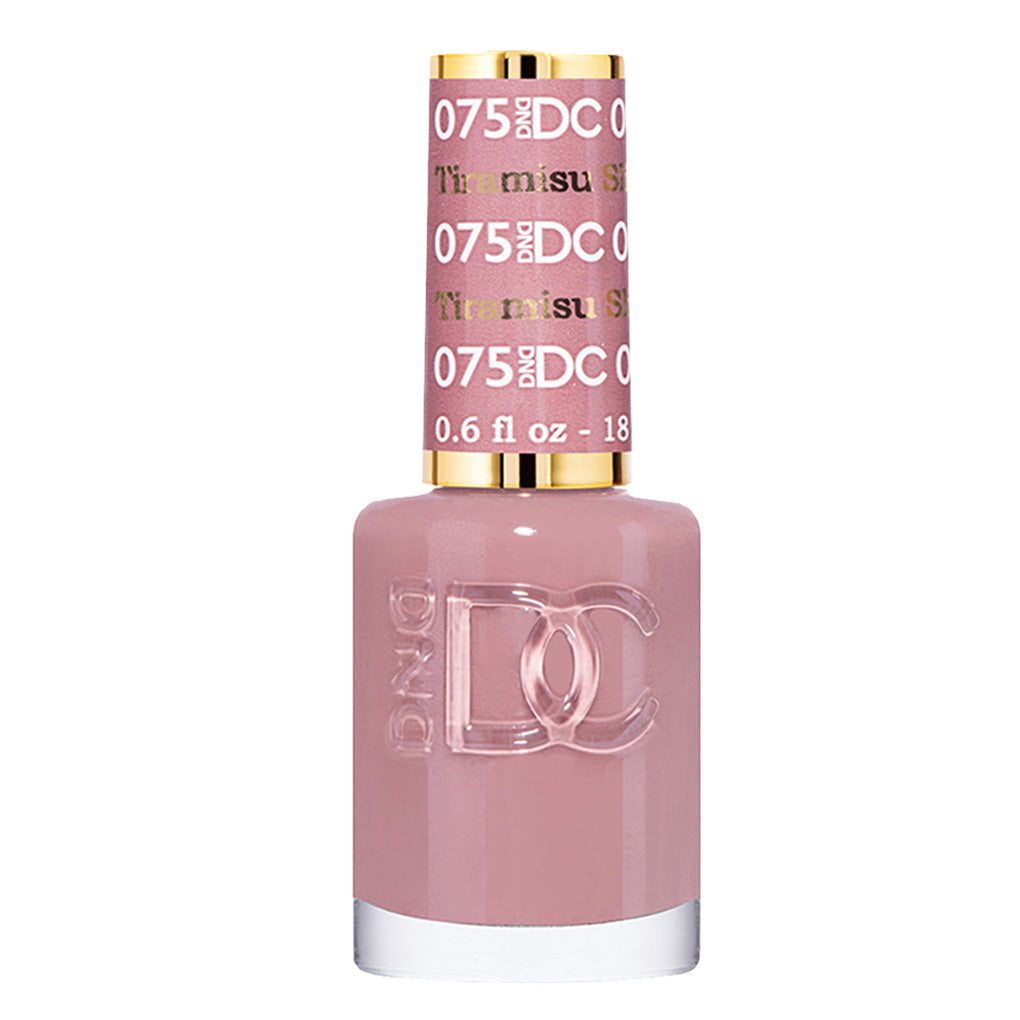 DND DC Nail Lacquer - 075 Brown Colors - Tiramisu Slice | ND Nails Supply