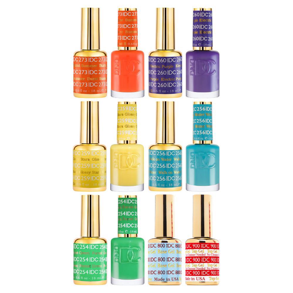 DND DC Gel Starter Kit - 254, 256, 259, 260, 273, BT 800-900 – ND Nails ...