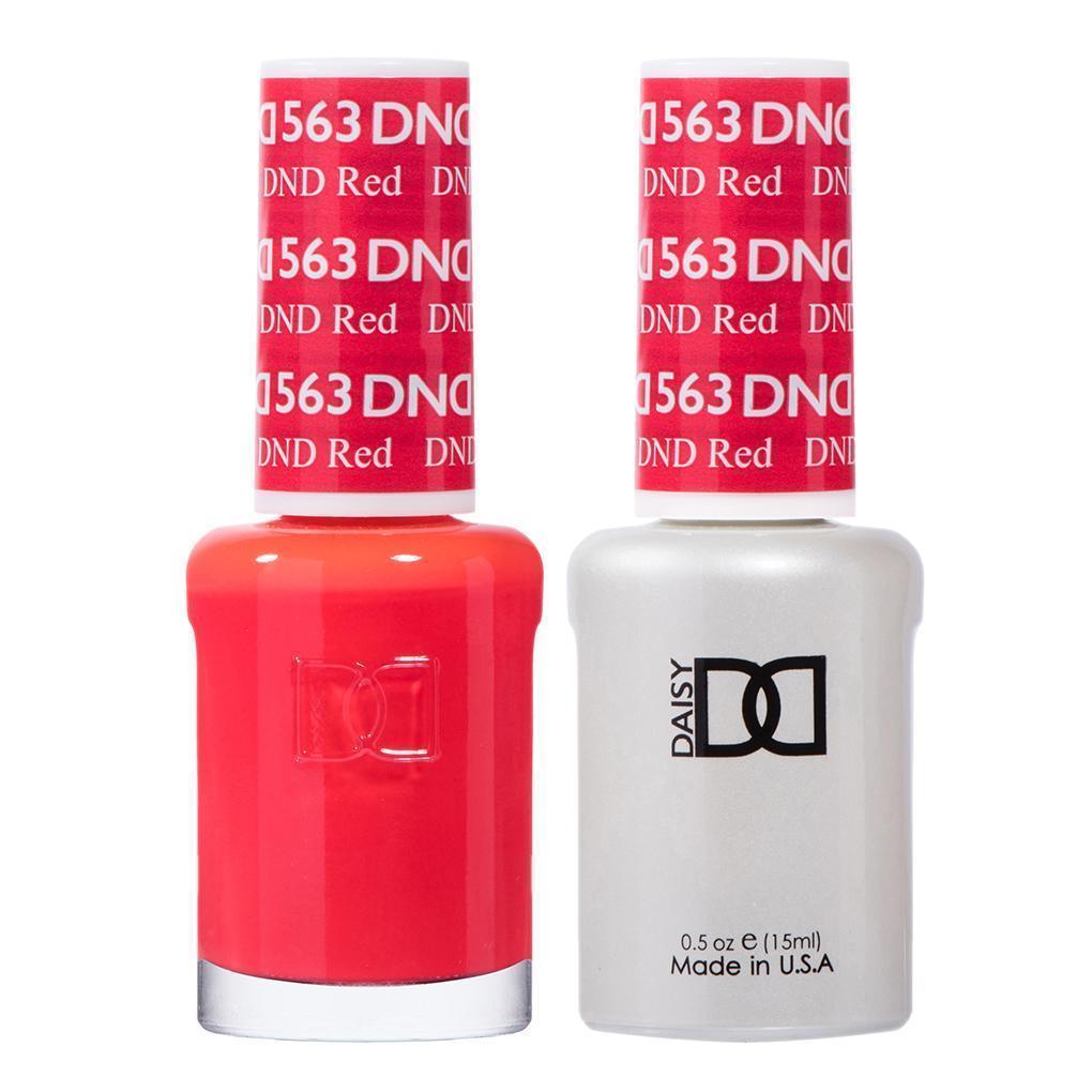 DND Gel Nail Polish - 563 DND Red – ND Nails Supply