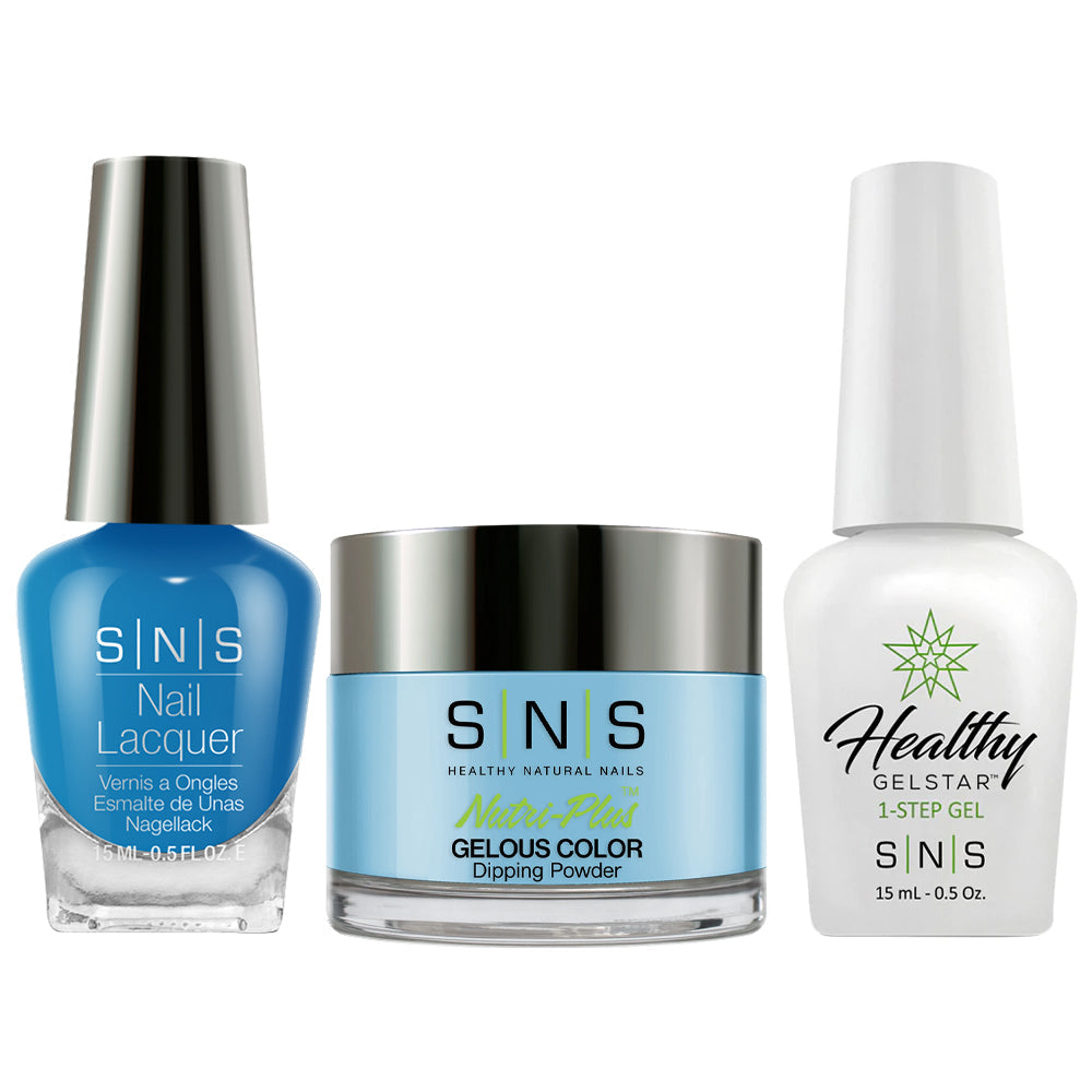 SNS 3 in 1 - CS20 Giant Blue Gumbal - Dip (1.5oz), Gel & Lacquer Match ...