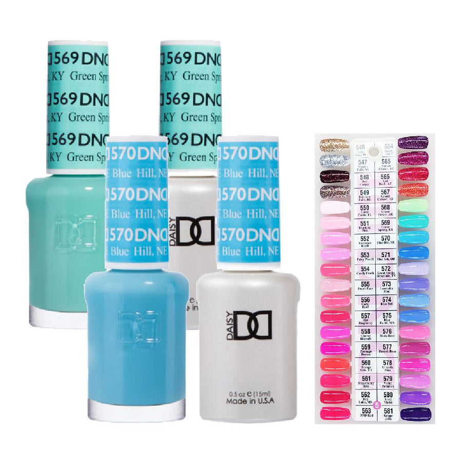 DND Gel Polish Color & Matching Lacquer - DND Nail Sets | ND Nails Supply