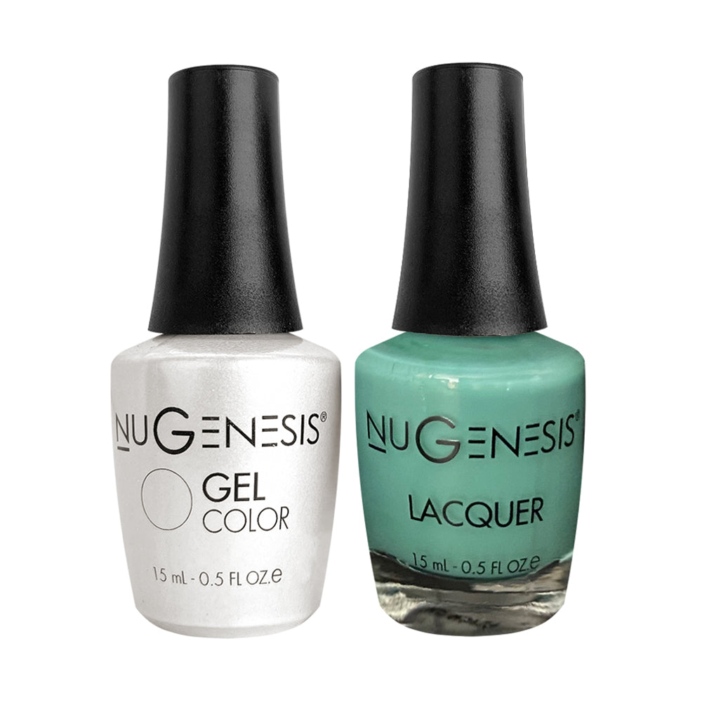 Nugenesis Gel Nail Polish Duo - 091 Mint, Green Colors - Mermaid | ND ...