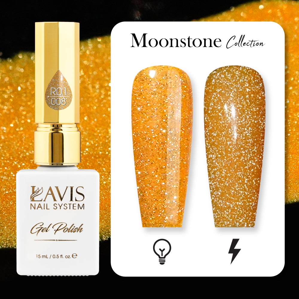 LAVIS Reflective R05 - 22 - Gel Polish 0.5 oz - Neon Lights Reflective ...